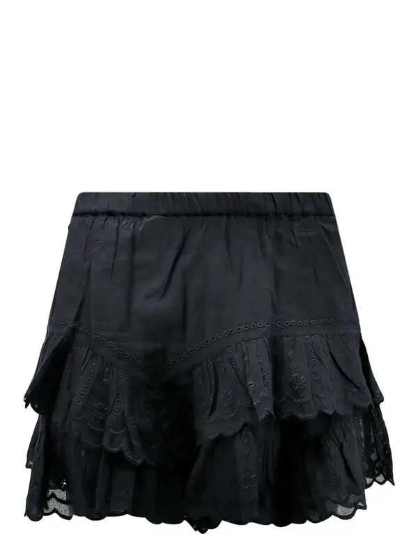 MARANT ETOILE Jocadia Organic Cotton Skirt - Black