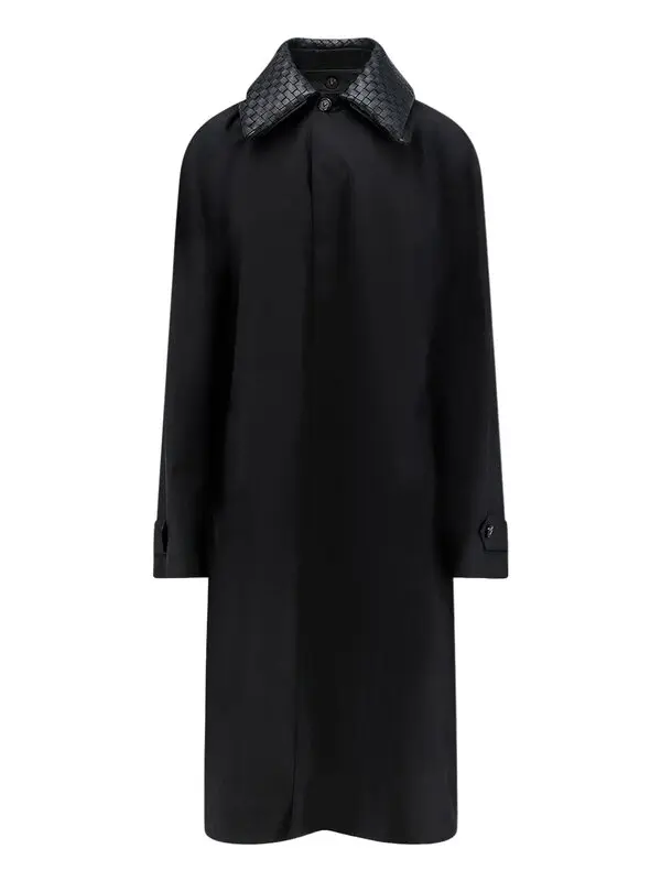 Bottega Veneta Wool And Silk Coat - Black
