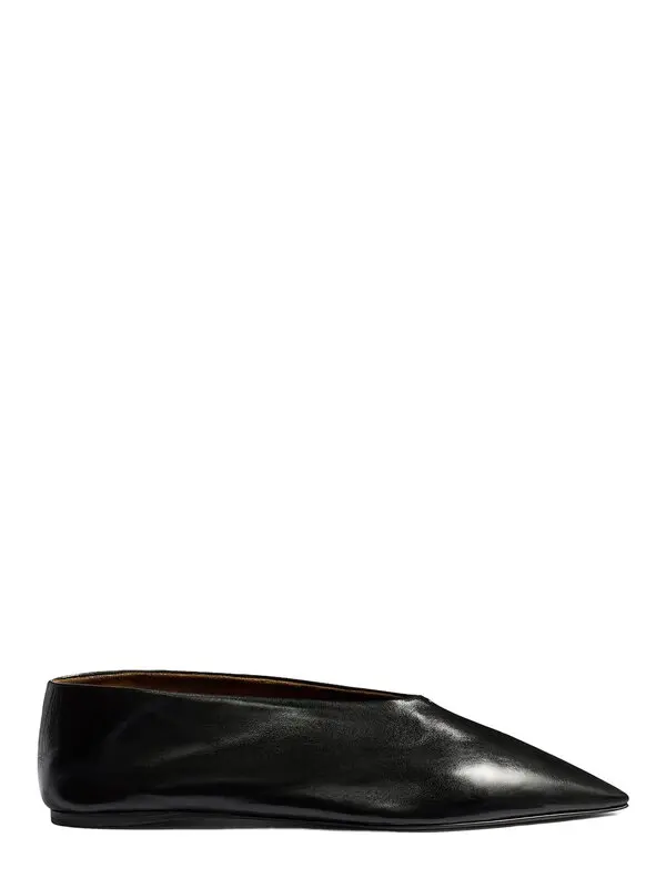 Khaite Miriam Ballerina Flat - Black