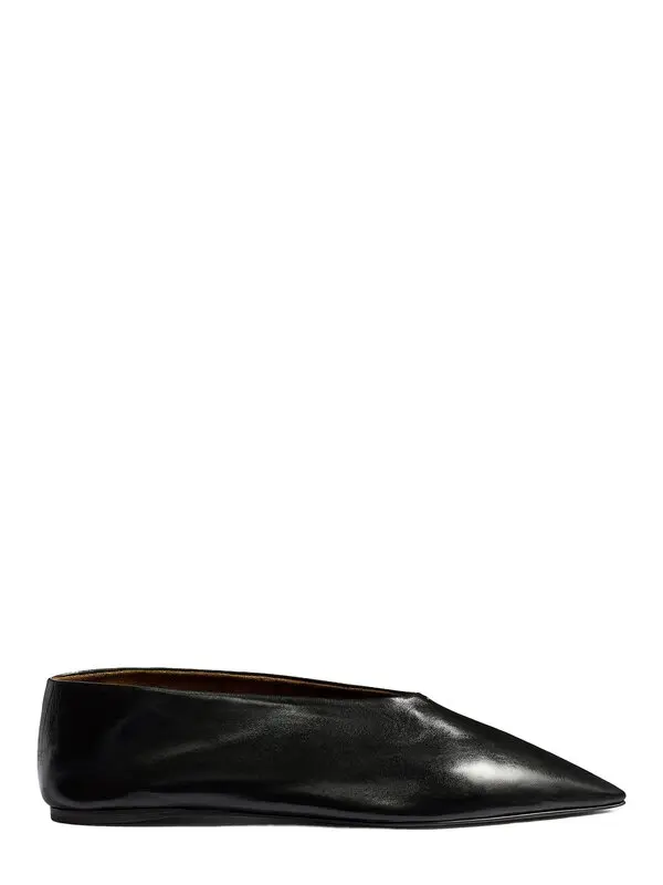 Khaite Miriam Ballerina Flat - Black