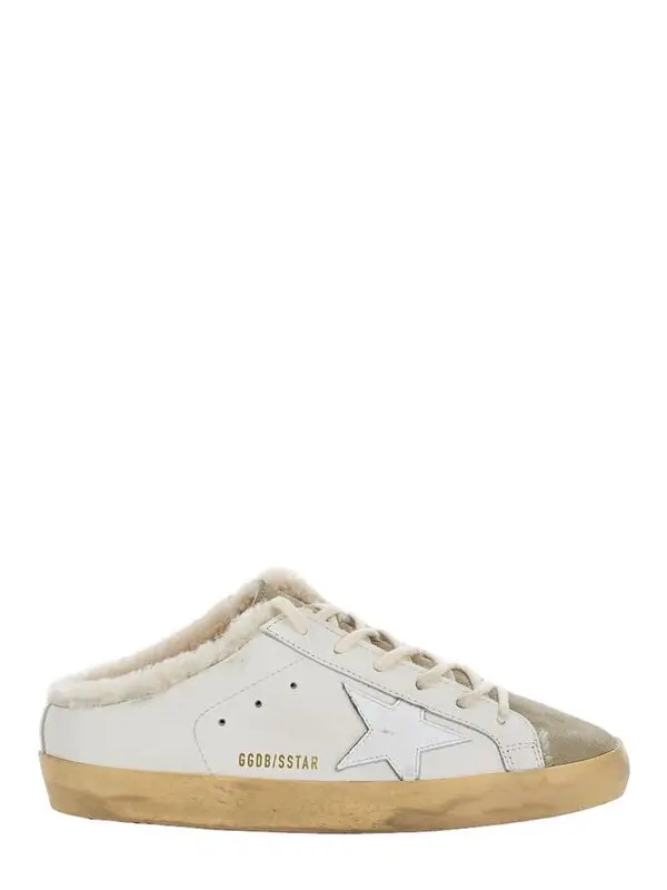 GOLDEN GOOSE Super-star Sabot - Bianco