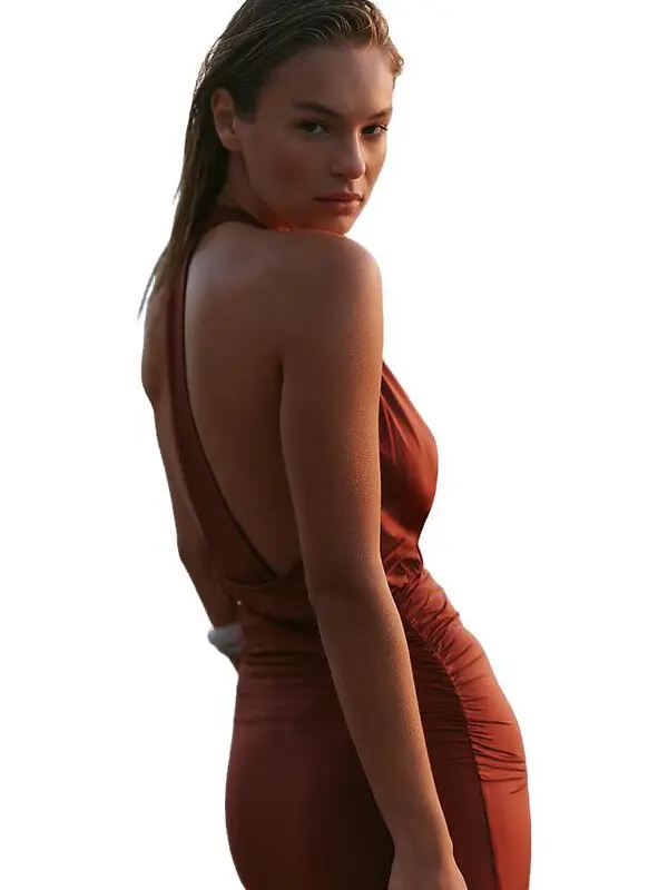 Farm Rio Mini Dress - Brown