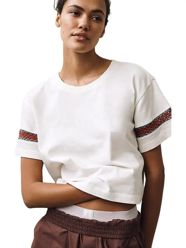 L*Space Core Top - Chambray/cream/dusty Fig