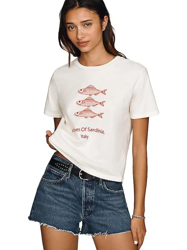SUNNY SOMEWHERE Everyday Boxy Tee - Off-white