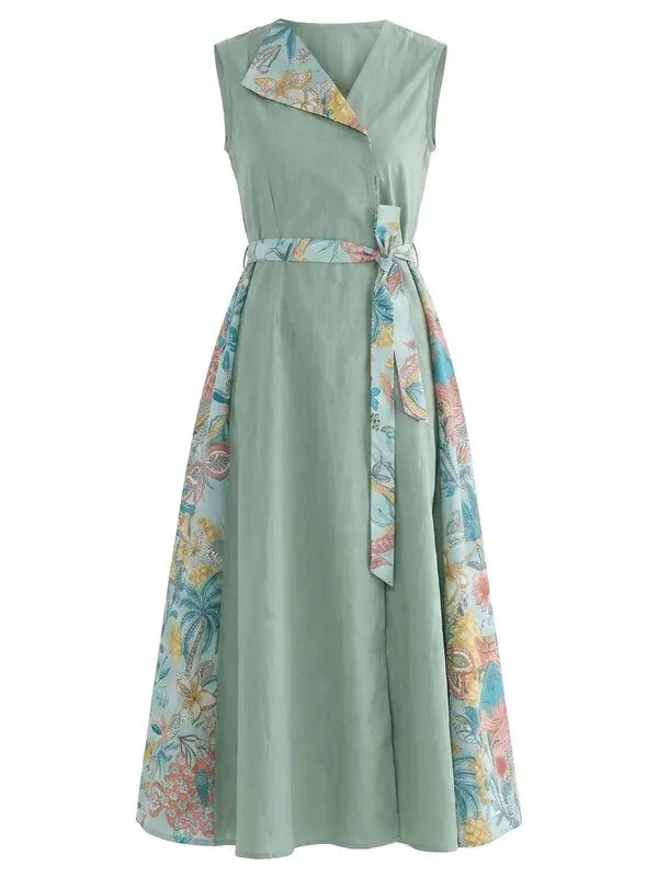 MAISON QALA Daylily Dress - Green