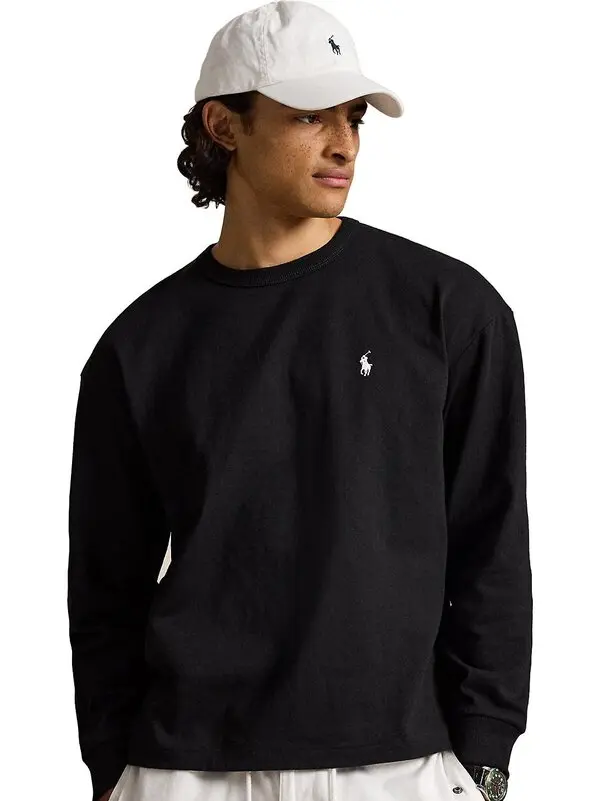 Ralph Lauren Relaxed Fit Jersey Long-sleeve T-shirt - Polo Black