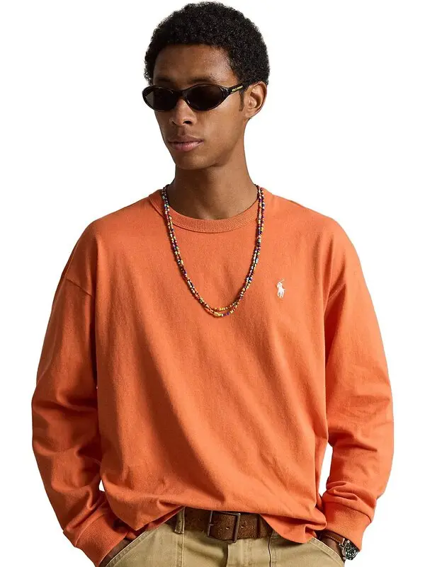 Ralph Lauren Relaxed Fit Jersey Long-sleeve T-shirt - Solar Sky