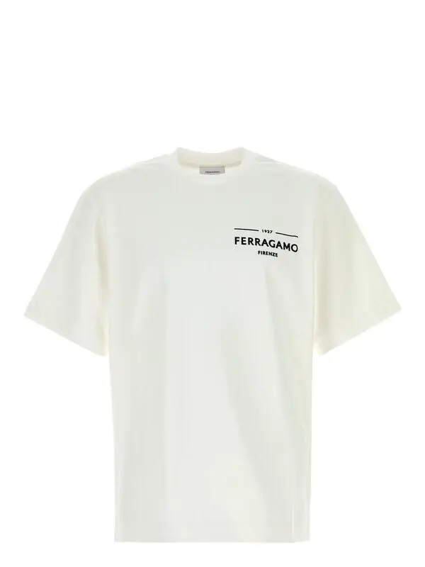 FERRAGAMO Cotton T-shirt - White