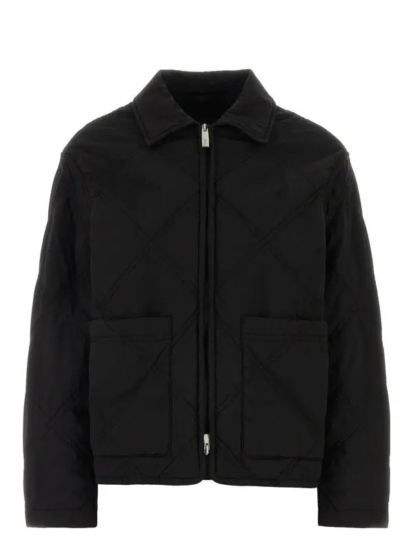 Herno Quilted Stretch Nylon Jacket - Black