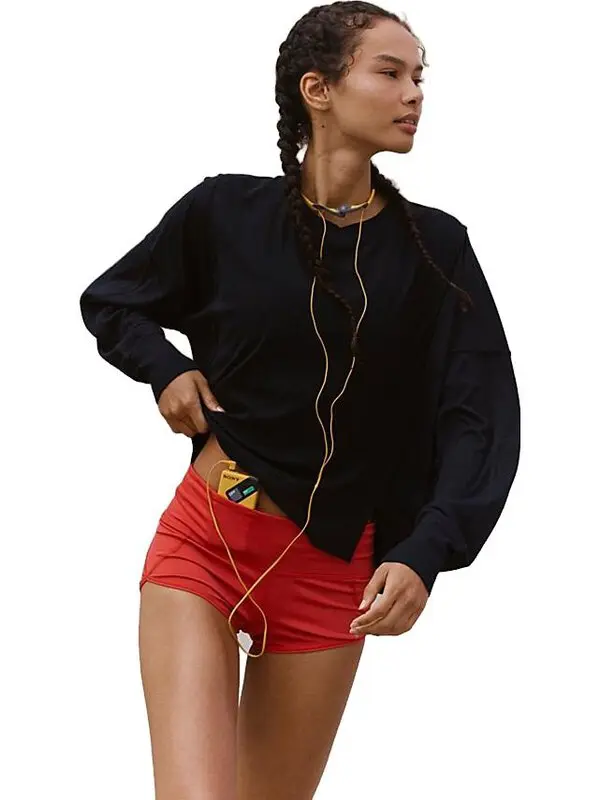 Free People All My Love Long Sleeve - Black