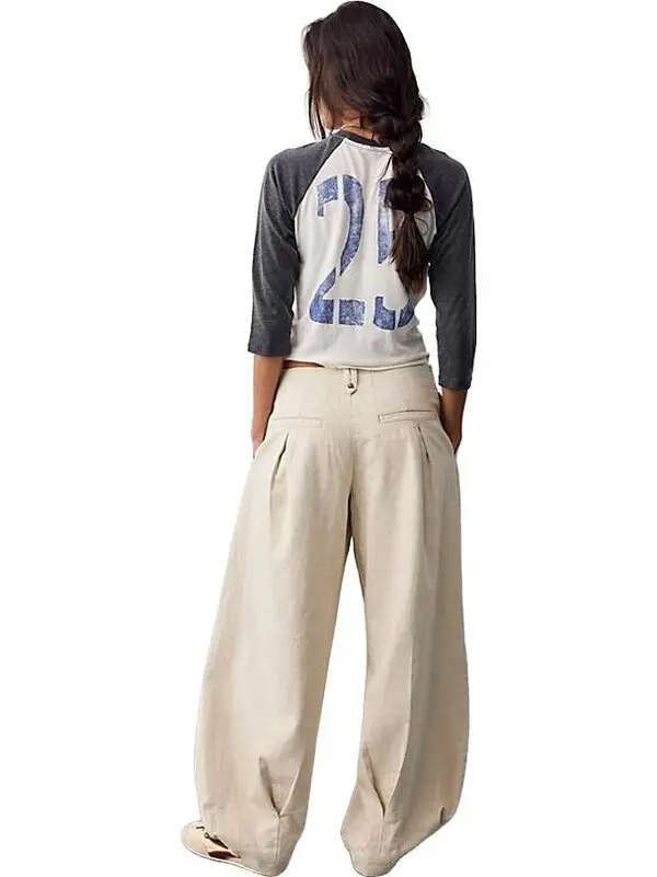 Free People At Bay Trousers - Undyed Natural