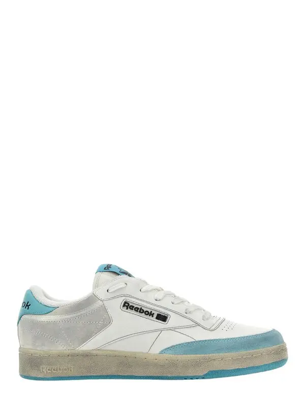 REEBOK Two-tone Leather And Suede Club C Sneakers - White
