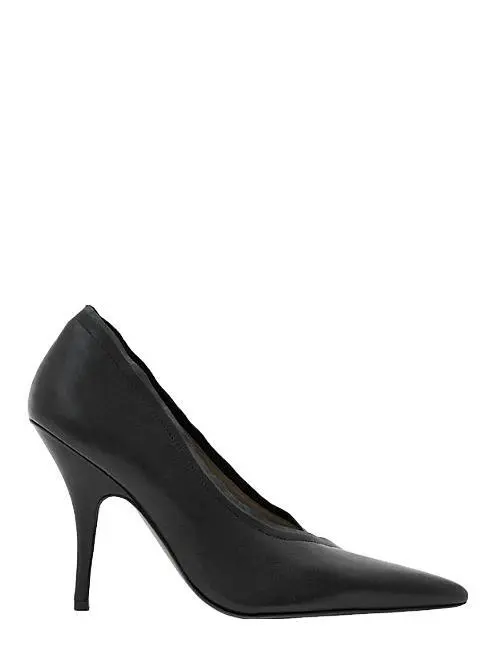 ALLSAINTS Vera Pointed Toe Stiletto Heel Court Shoes - Black