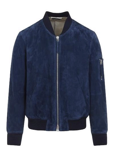 TOM FORD Ribbed Trim Bomber Jacket - No