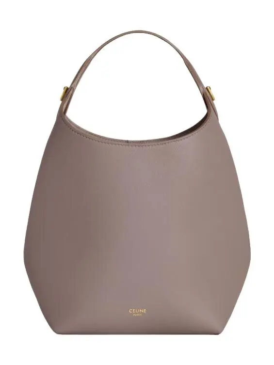 Celine Handle Shoulder Bag - Pebble