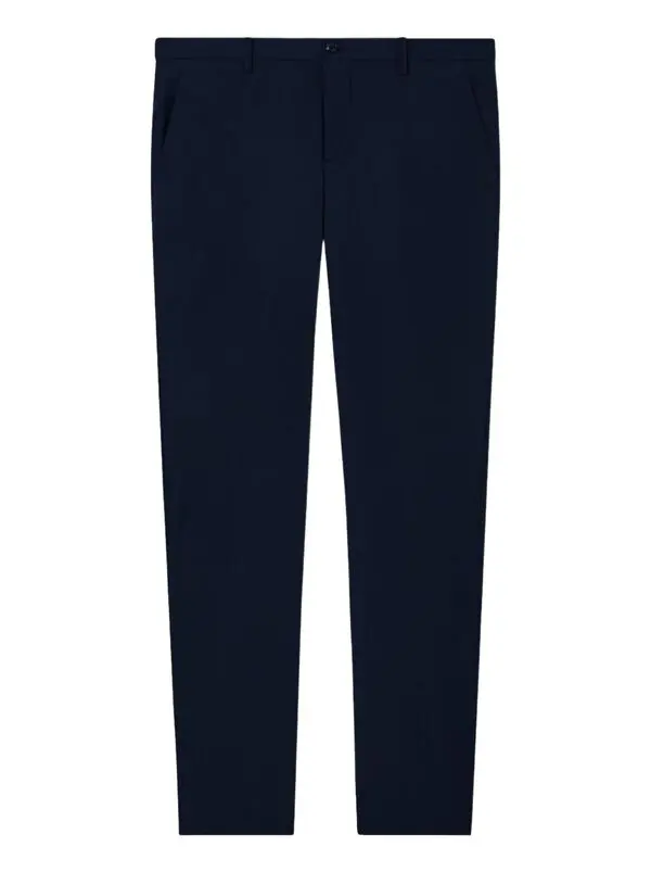 Giorgio Armani Flat-front Classic Trousers - Black