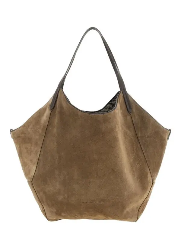 Brunello Cucinelli Monile Reversible Shopping Bag - Green