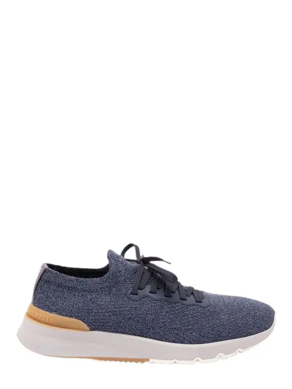 Brunello Cucinelli Knitted Sock Sneakers - Black