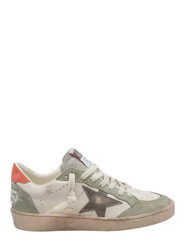 GOLDEN GOOSE Ball Star Lace-up Sneakers - White
