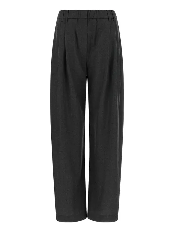 Brunello Cucinelli Monile Double-pleat Trousers - Grey
