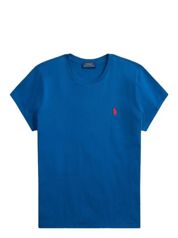 Polo Ralph Lauren Logo Embroidered Crewneck T-shirt - Blue