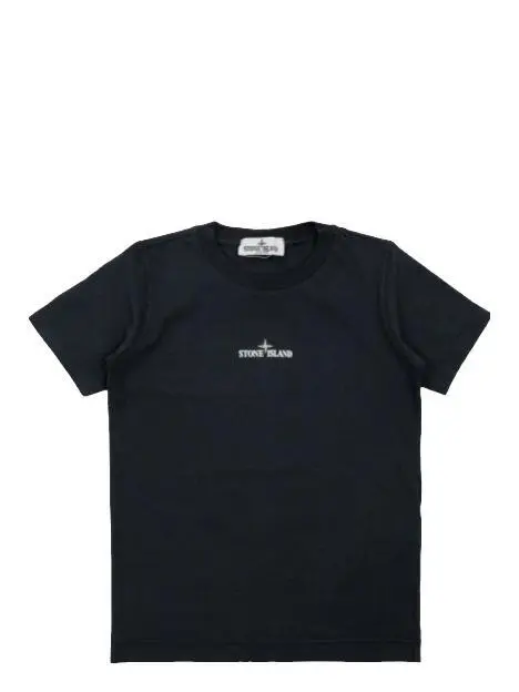 Stone Island Short Sleeve T-shirt With Logo - Blue