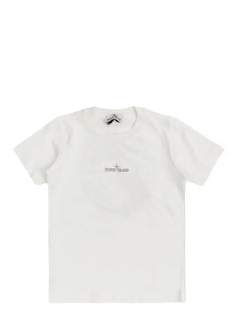 Stone Island Short-sleeved T-shirt With Logo - White
