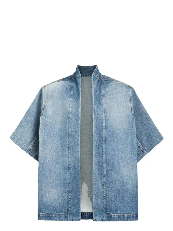Alaïa Denim Reverse Jacket - Faded Blue