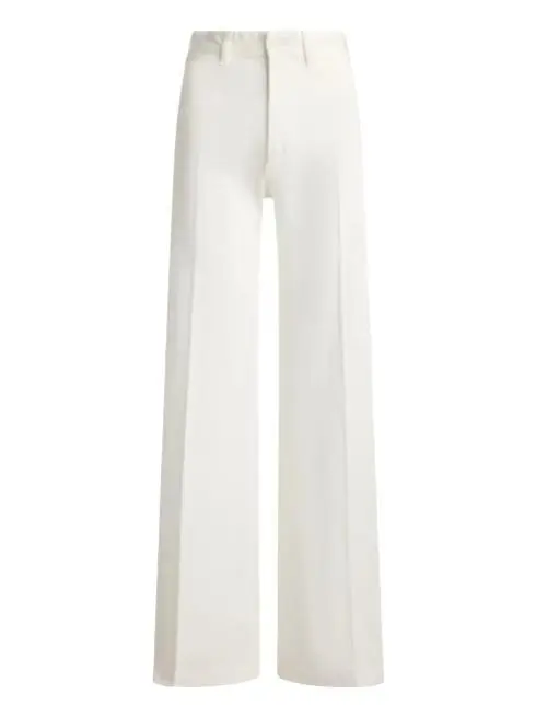 Polo Ralph Lauren High-rise Flared Trousers - White