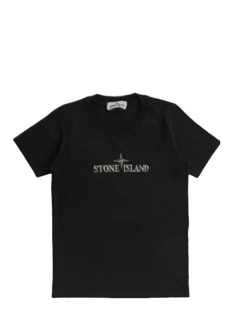 Stone Island Logo T-shirt - Black