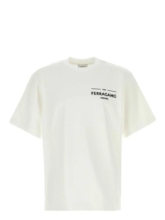 FERRAGAMO Logo Print T-shirt - White