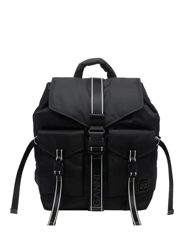 GANNI Re-tech Backpack - Black