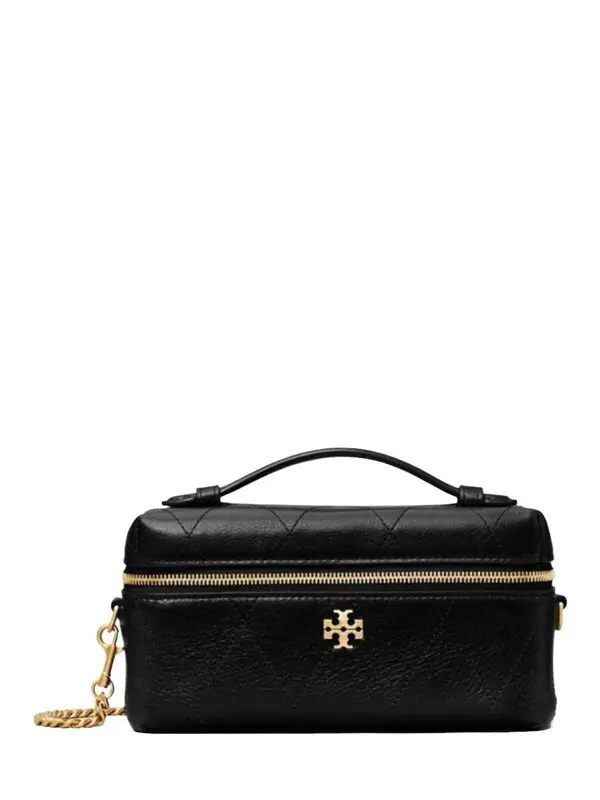 Tory Burch Charlie Quilted Vanity Case - Black