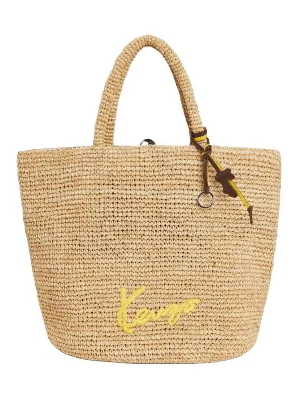 Kenzo Large Woven Tote Bag - Nude