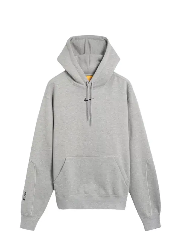 Nike Embroidered Logo Hoodie - Dark Grey/matte Silver/black