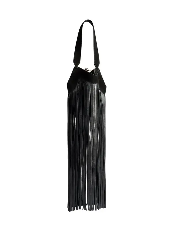 Khaite Tasseled Handbag - Black