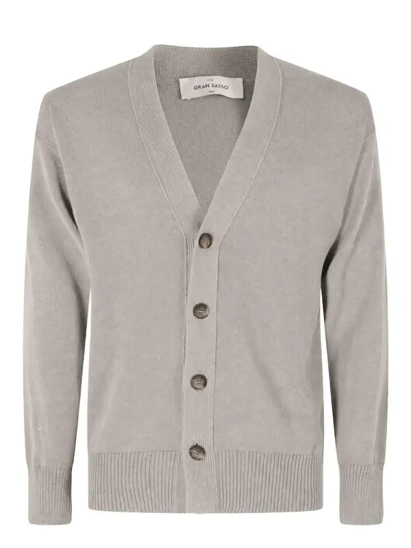 GRAN SASSO Long-sleeved Knitted Cardigan - Sasso