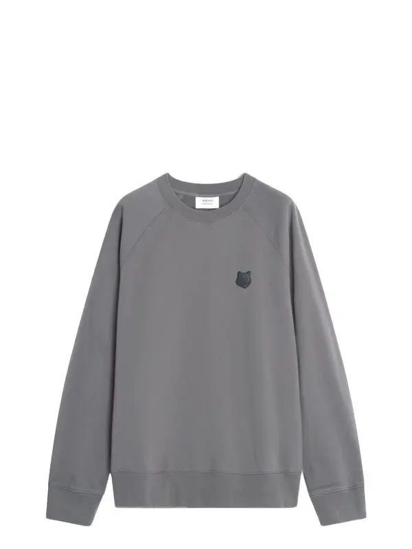 Maison Kitsuné Oversize Fox Head Sweatshirt - Charcoal