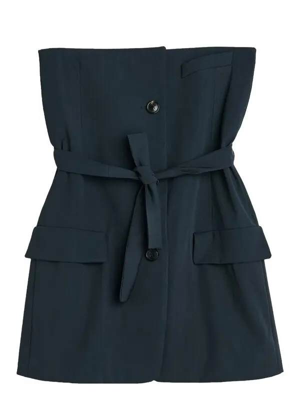 Our Legacy Belted Waist Suit Top - Black