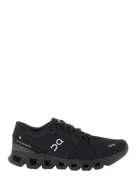 On Cloud X4 Lace-up Sneakers - Black