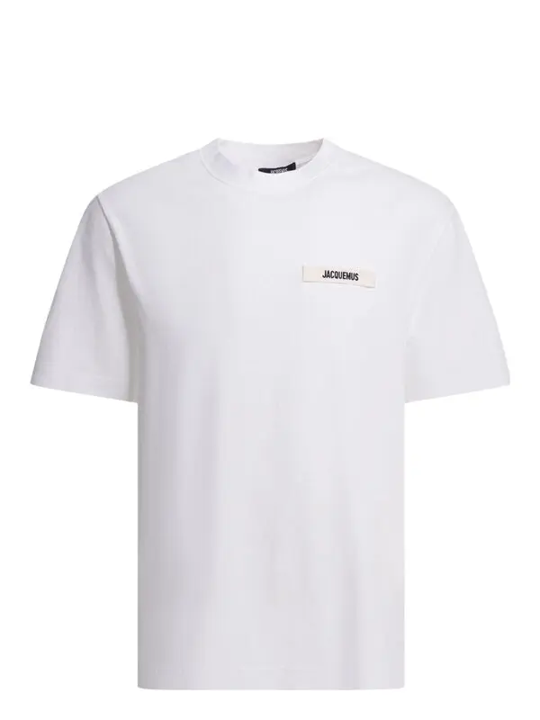 Jacquemus Logo Patch Crewneck T-shirt - White