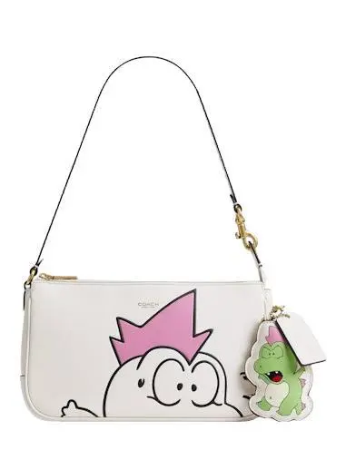 COACH X Brain Dead Plaza Bag With Darby Dino Charm - Chalk