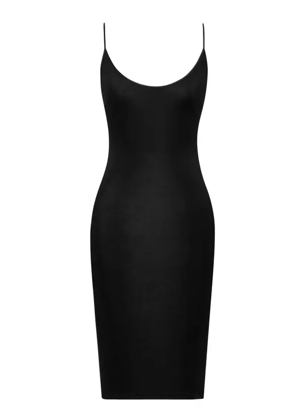 Saint Laurent Cassandre Knit Dress - Black