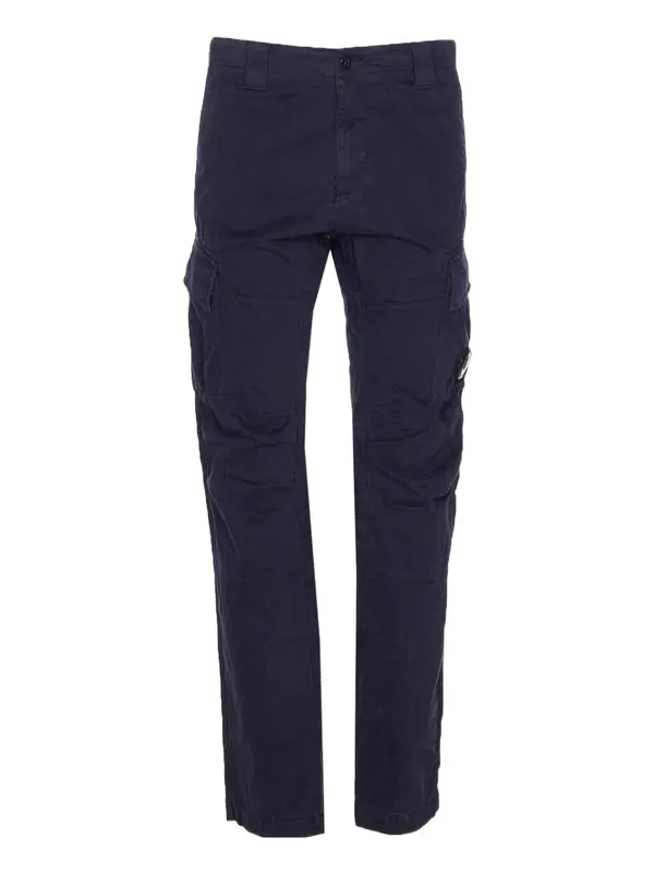C.P. COMPANY Stretch Sateen Ergonomic Lens Cargo Pants - Black