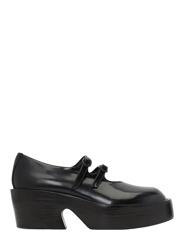 Camper Billie Mary Jane Platform Shoes - Black