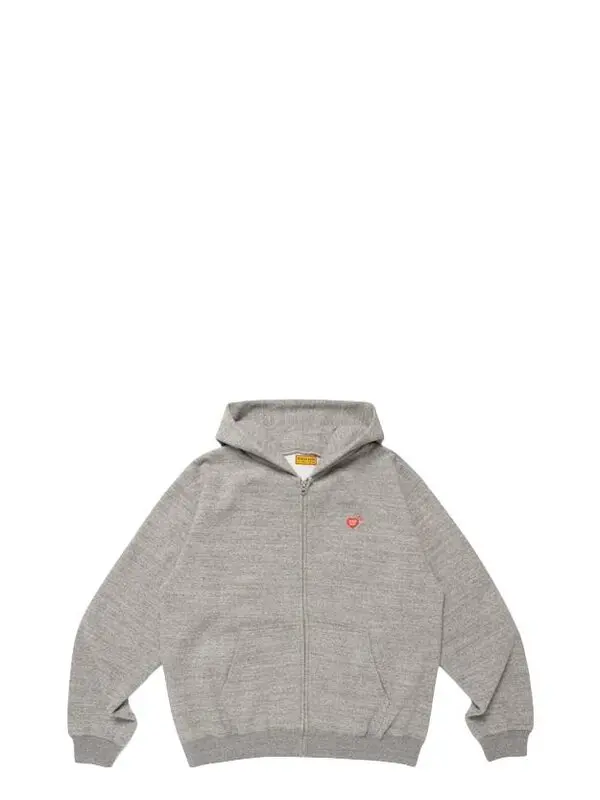 HUMAN MADE Classic Zip Up Sweat Hoodie - Gray