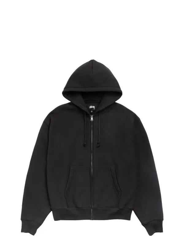 StÜssy Long-sleeved Hooded Sweatshirt With Elasticated Cuffs And Hem - No