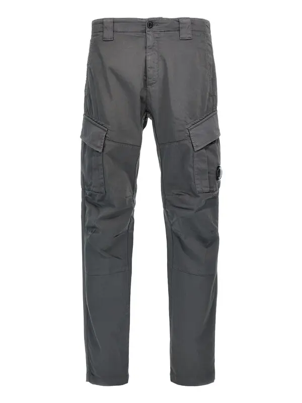C.P. COMPANY Lens Detailed Cargo Pants - Gray