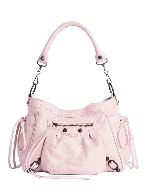 Balenciaga Lambskin Le City Shoulder Bag - Pink
