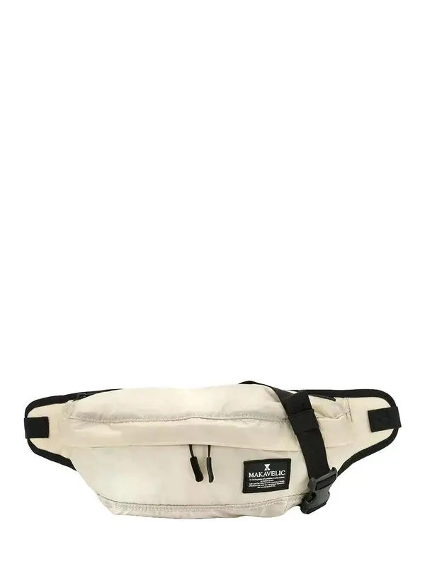 MAKAVELIC Logo Patch Belt Bag - Neutrals